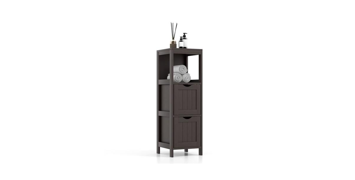 Click here for Slickblue Modern Farmhouse Bathroom Floor Cabinet... prices
