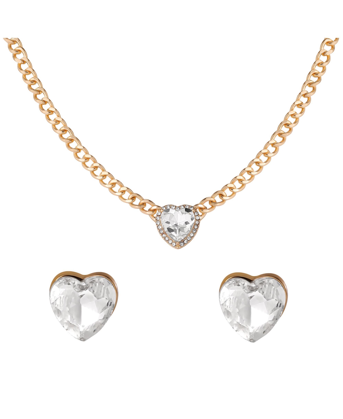 Click here for Jessica Simpson Gold-Tone Heart Pendant Necklace &... prices