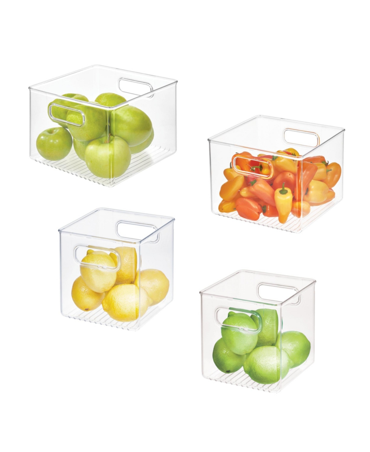 Click here for iDesign Plastic Fridge Bins with Handles  4 Pack... prices