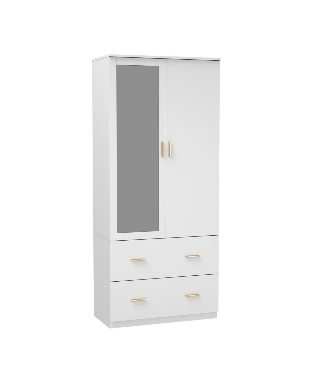 Click here for Wardrobe with Mirror and 2-Door 2-Drawer  Bedroom... prices