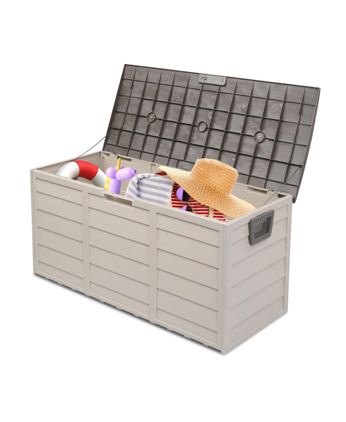 Click here for Yescom 75Gal 260L Deck Storage Box for Tools Cushi... prices