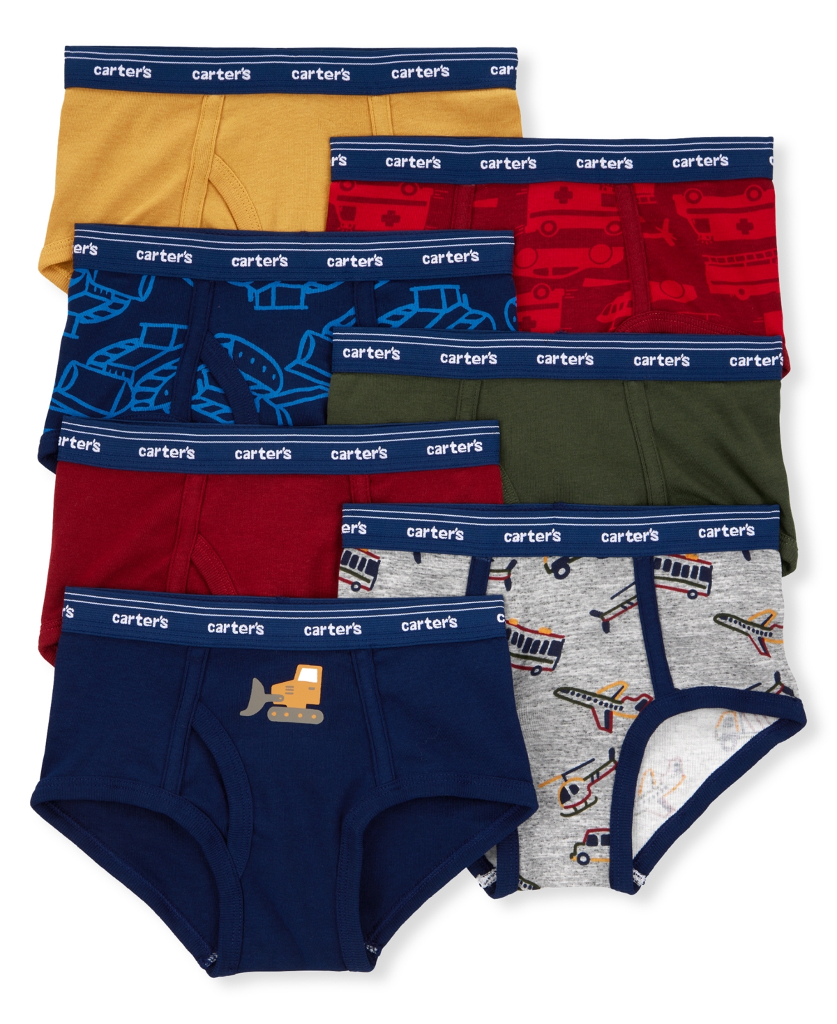 Click here for Carters Little and Big Boys 7-Pack Construction-Th... prices