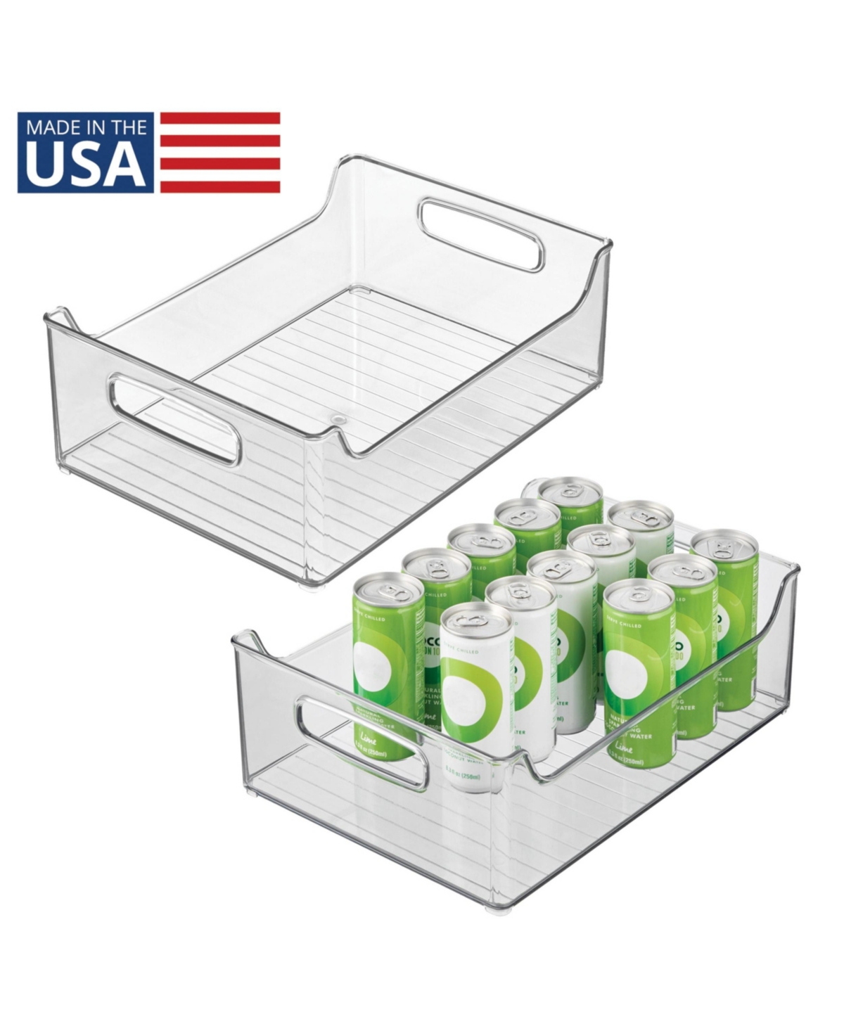 Click here for iDesign Plastic Stackable Pantry Bin with Handles... prices