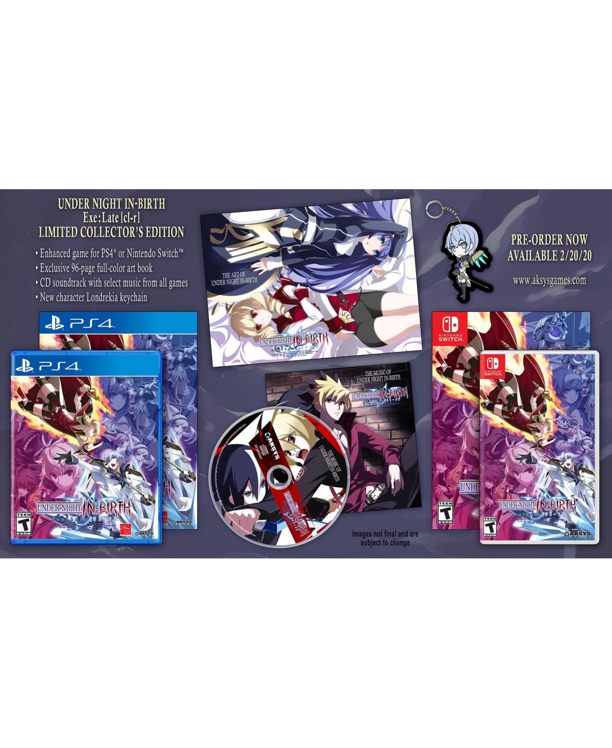 Click here for Aksys Games Under Night In-Birth Exe: Late[Cl-r] (... prices