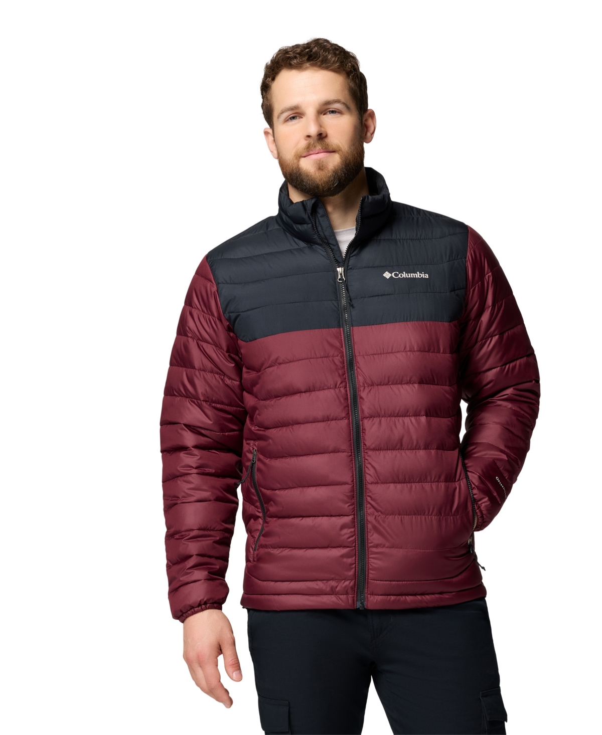 Click here for Columbia Mens Powder Lite Ii Puffer Jacket - Rich... prices