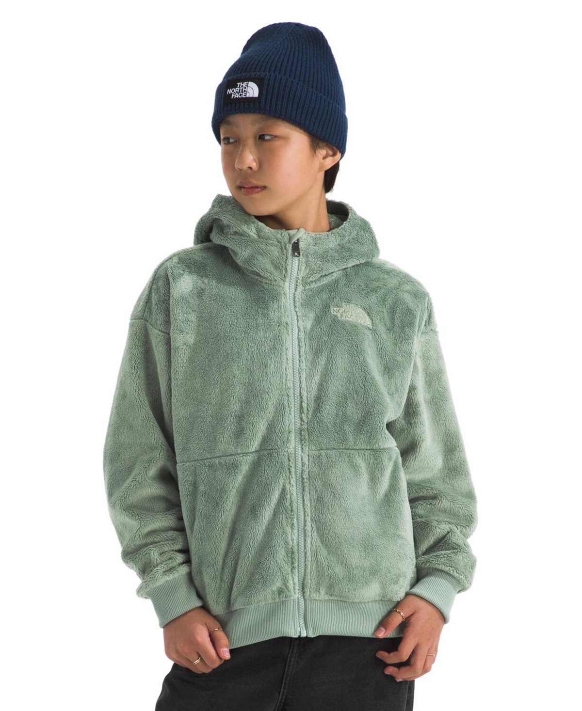 Click here for The North Face Big Girls Osito Full Zip Hoodie - S... prices