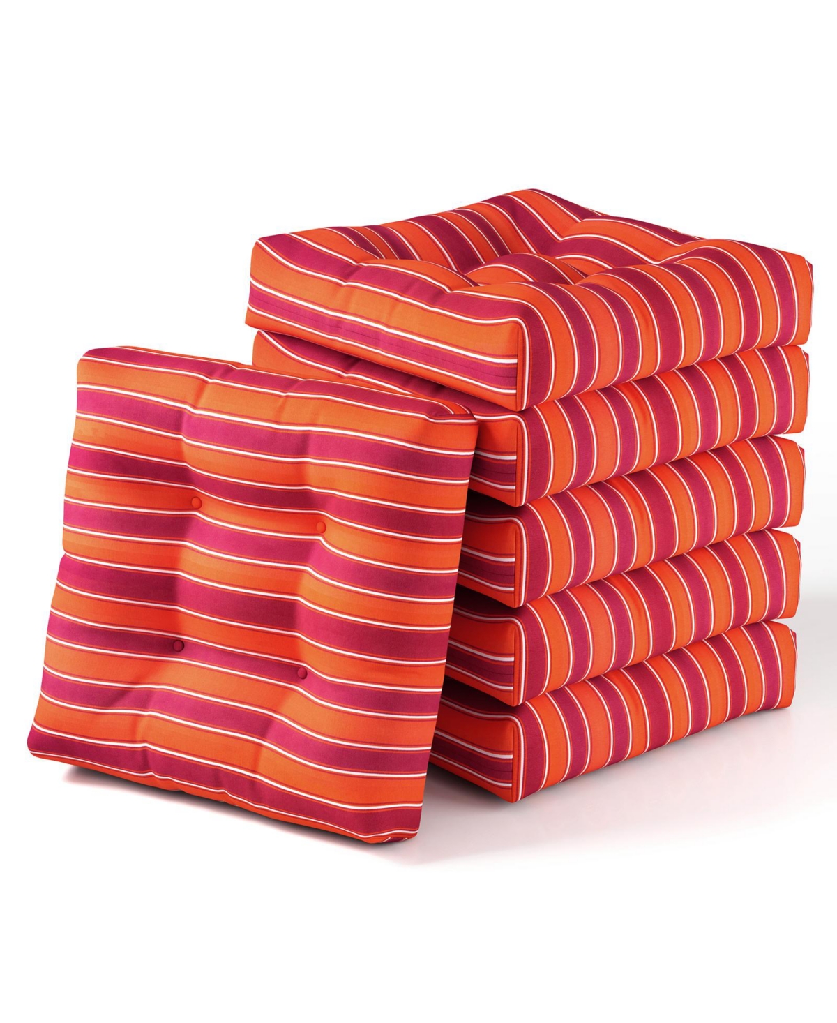Click here for Gymax Set of 6 21 x 21 Chair Seat Cushion Pads Pat... prices