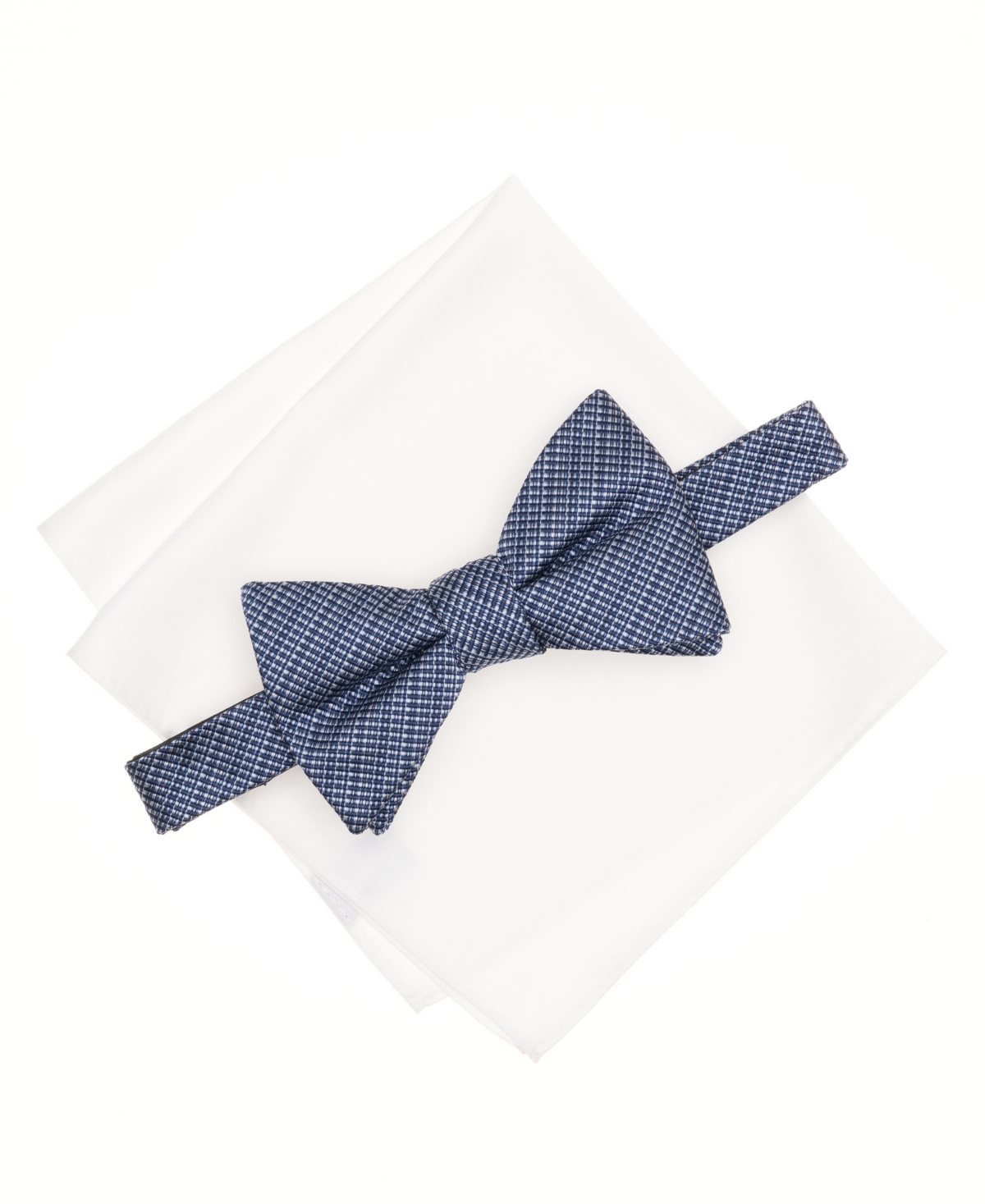 Click here for Alfani Mens Balaton Stripe Bow Tie & Solid Pocket... prices