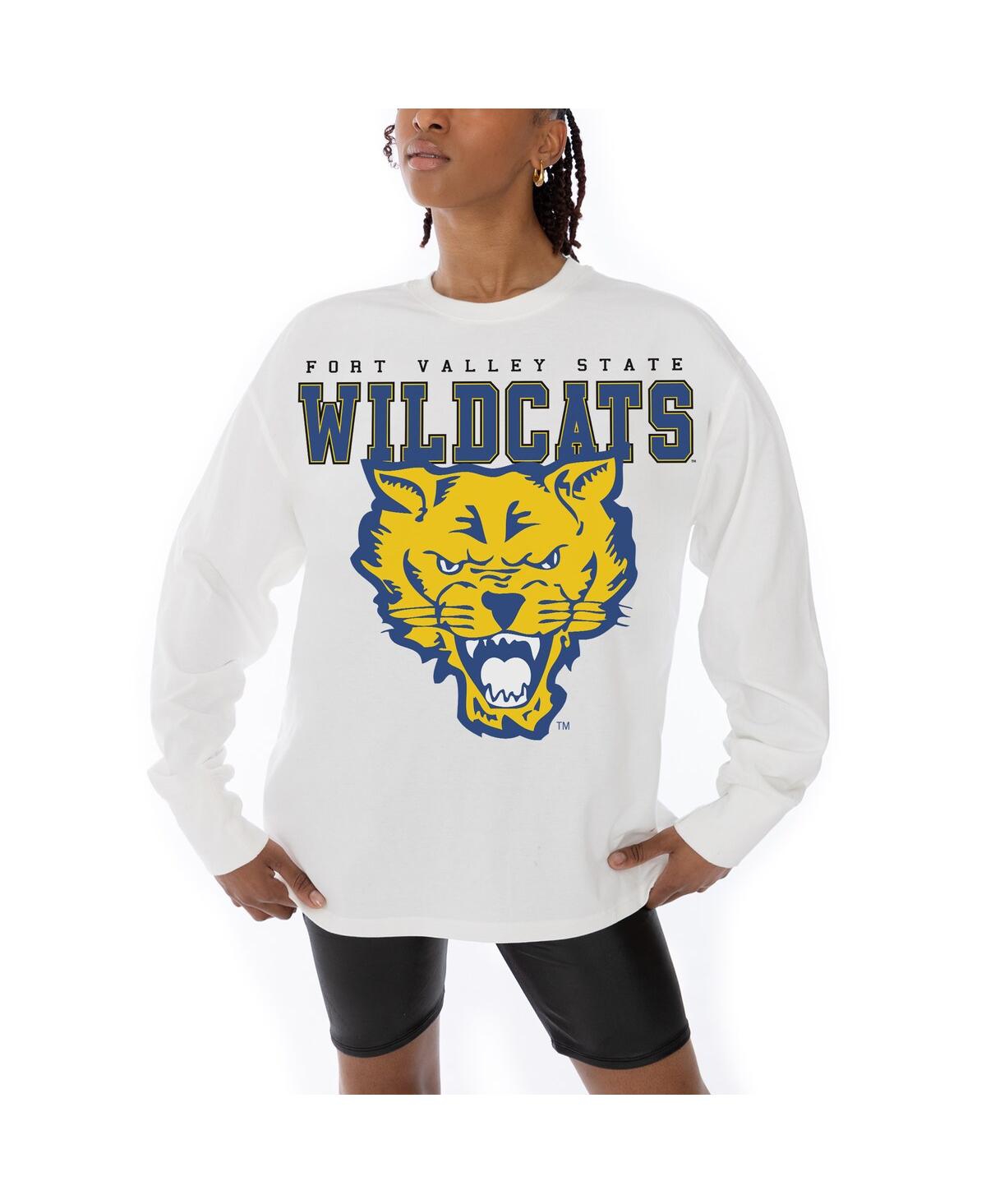 Click here for Gameday Couture Womens White Fort Valley State Wil... prices