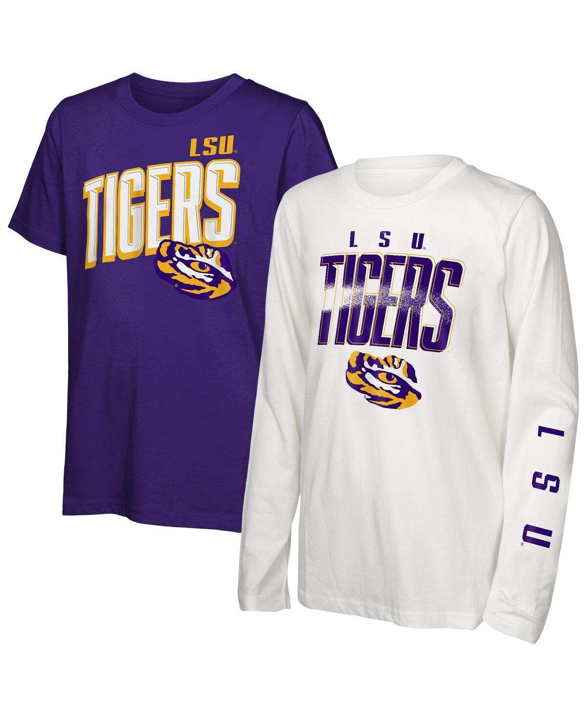 Click here for Outerstuff Big Boys and Girls Lsu Tigers In The Mi... prices