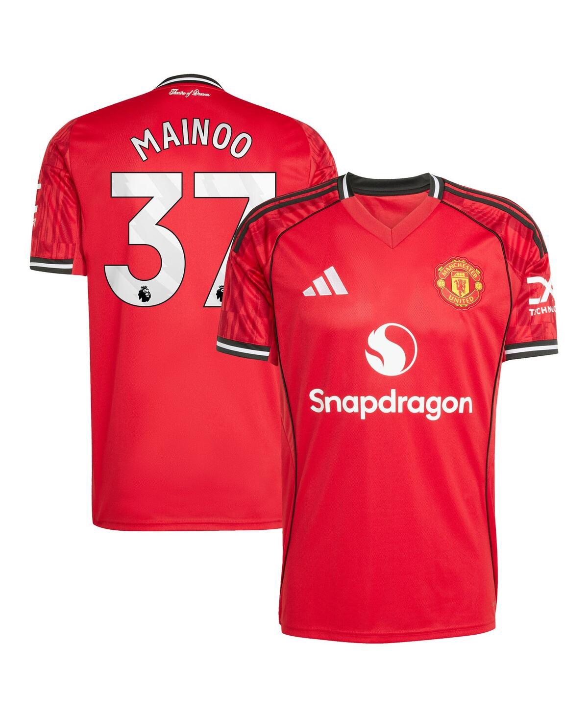Click here for Adidas Mens Kobbie Mainoo Red Manchester United Ho... prices