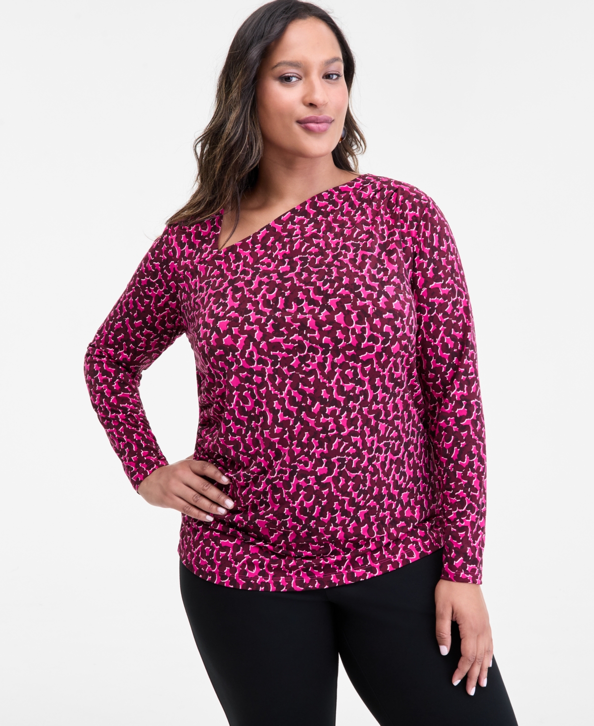 Click here for I.n.c. International Concepts Plus Size Printed As... prices