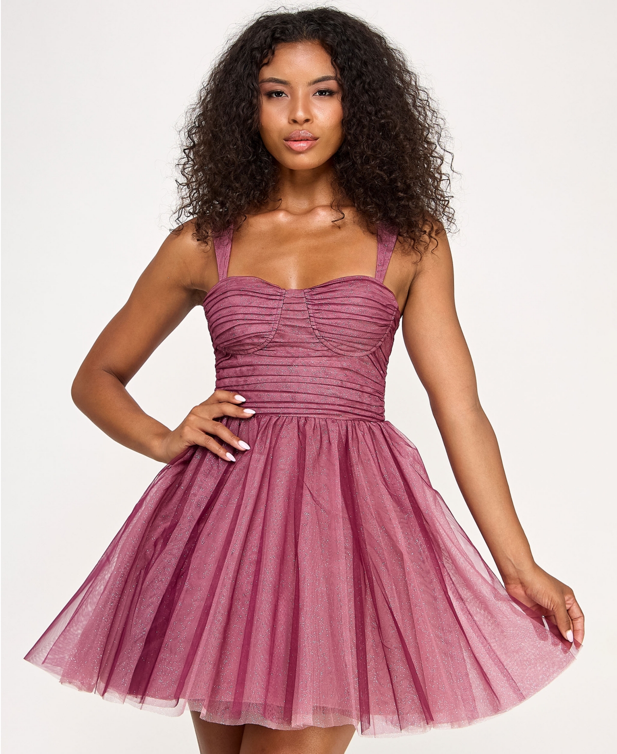 Click here for Seni & Cade Womens Sweetheart Neck Short Dress - B... prices