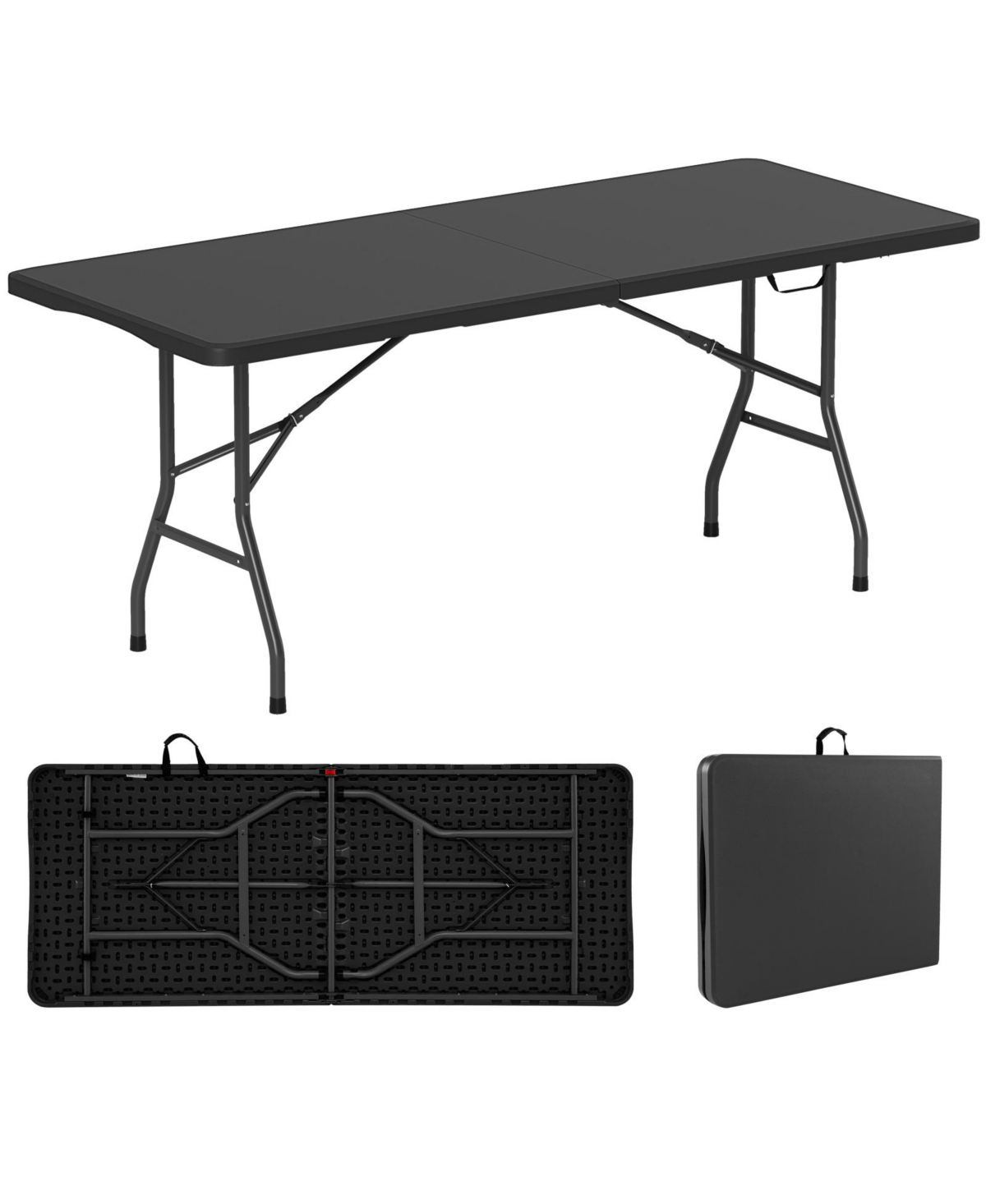Click here for 6 Feet Portable Folding Table 350 lbs Capacity Fol... prices