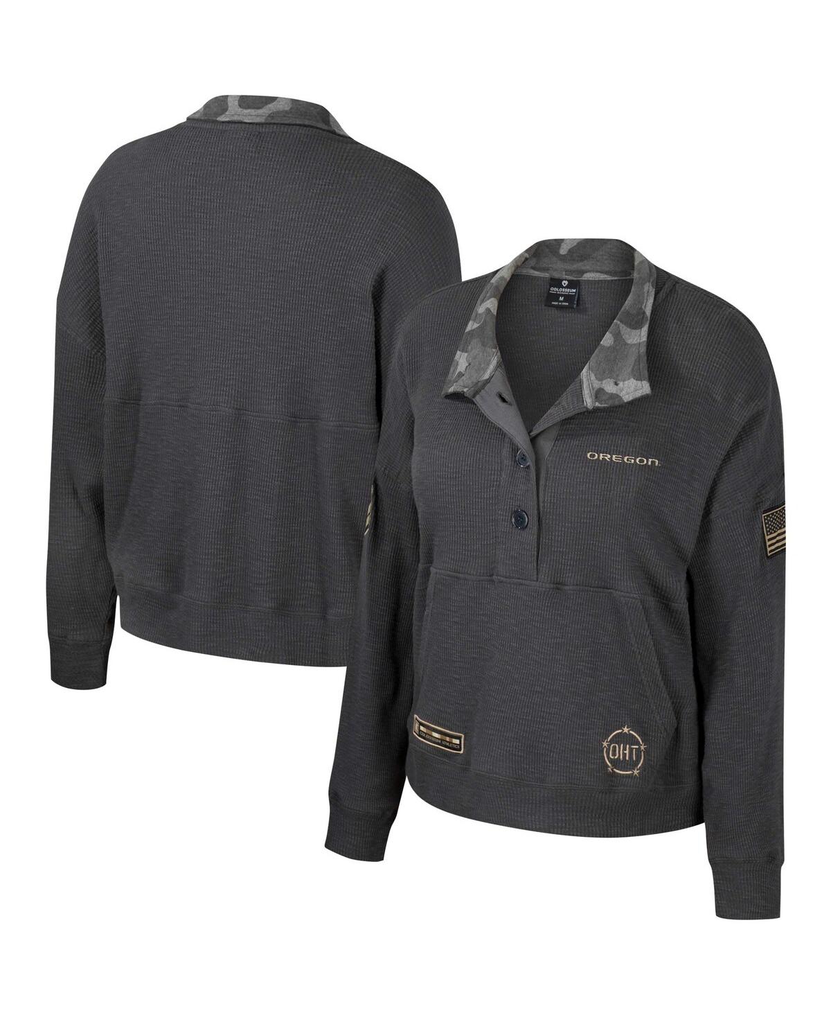 Click here for Colosseum Womens Heather Charcoal Oregon Ducks Oht... prices