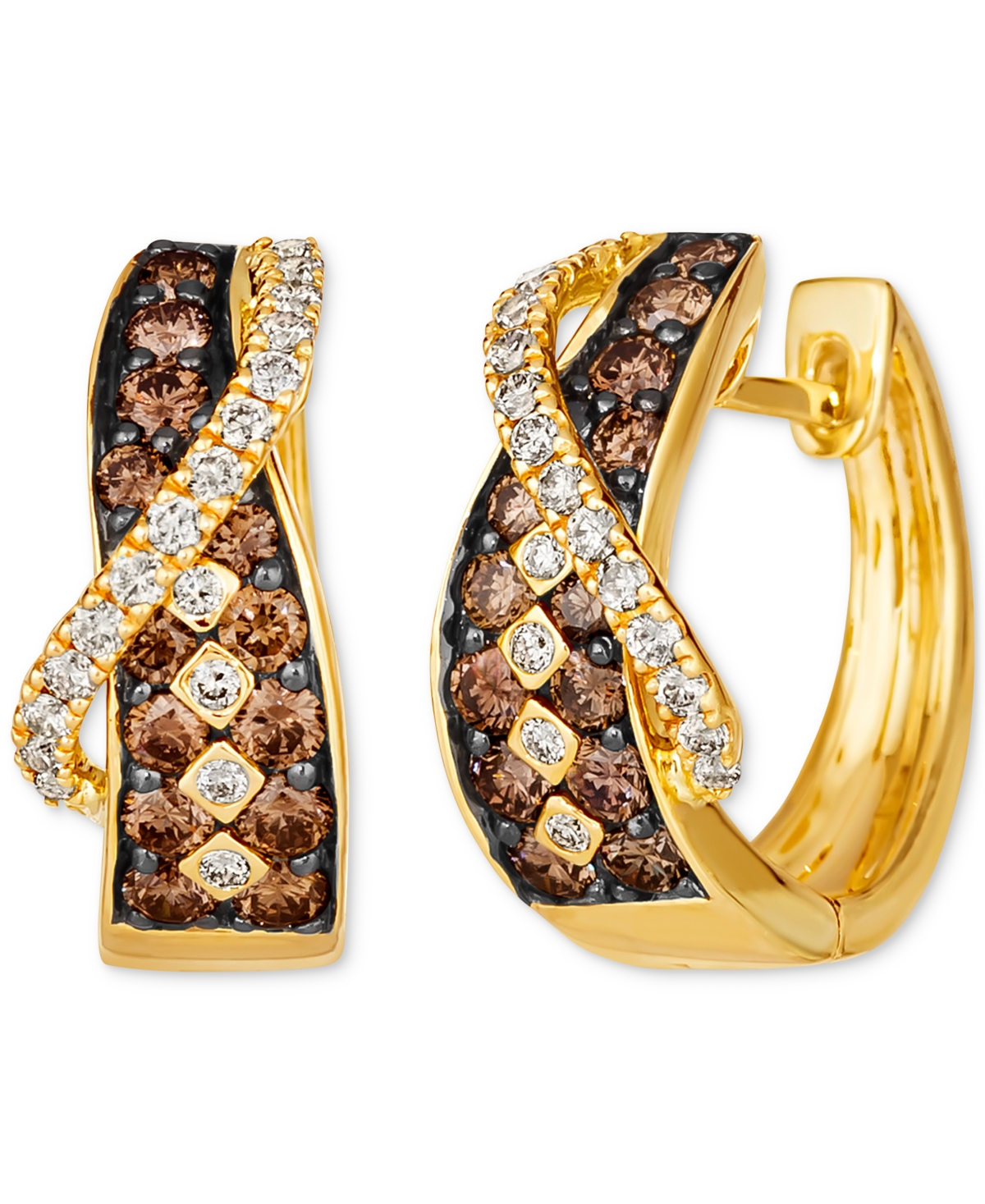 Click here for Le Vian Nude Diamond & Chocolate Diamond Checker P... prices