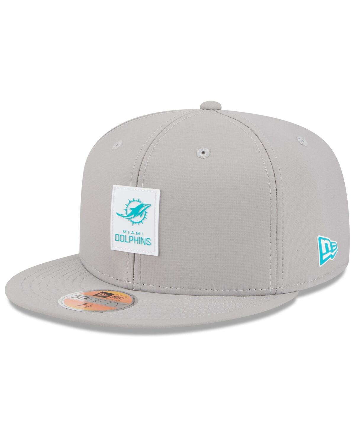 Click here for New Era Mens Gray Miami Dolphins 2025 Sideline 59F... prices