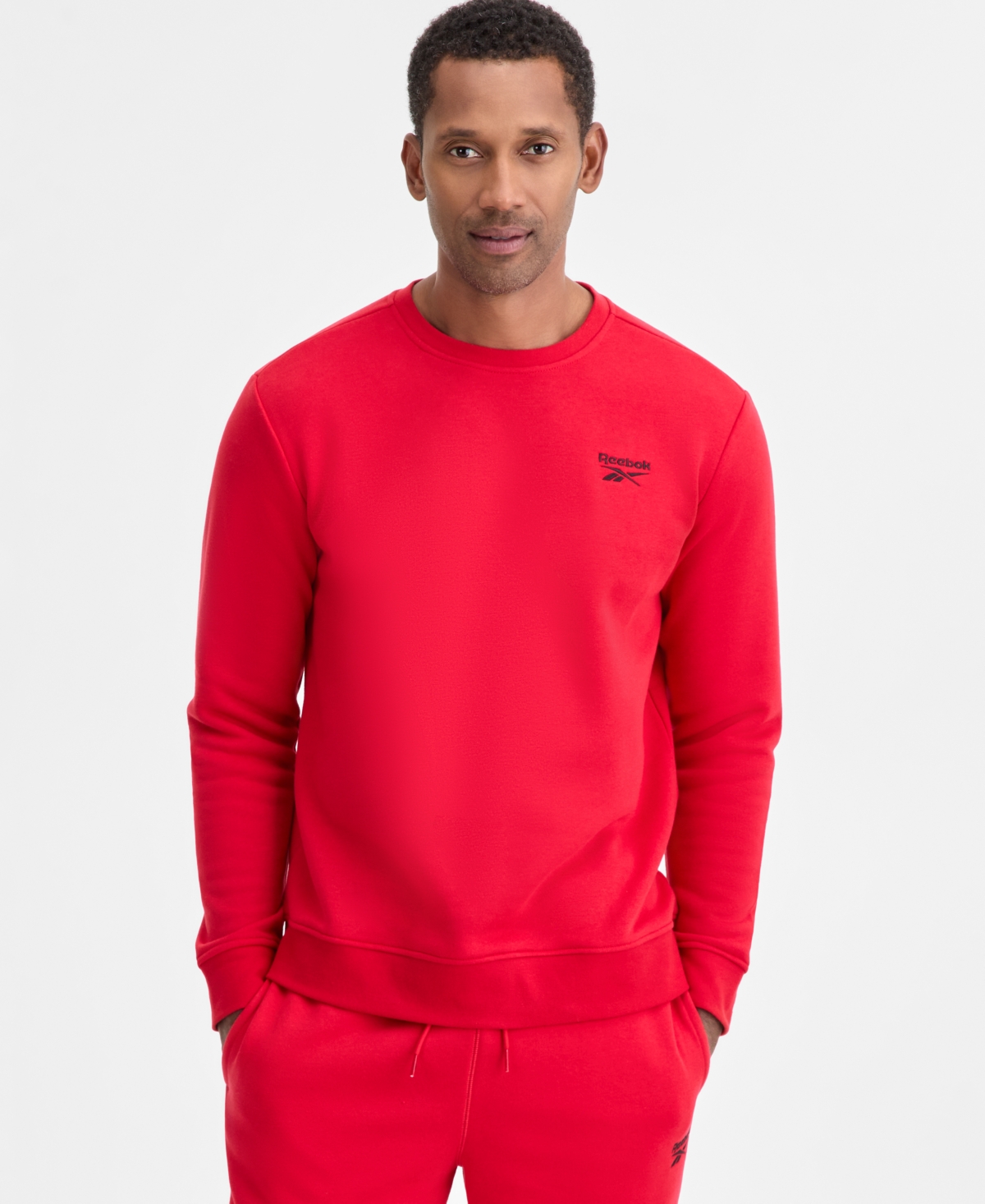 Click here for Reebok Mens Embroidered Chest Logo Sweatshirt - Ve... prices