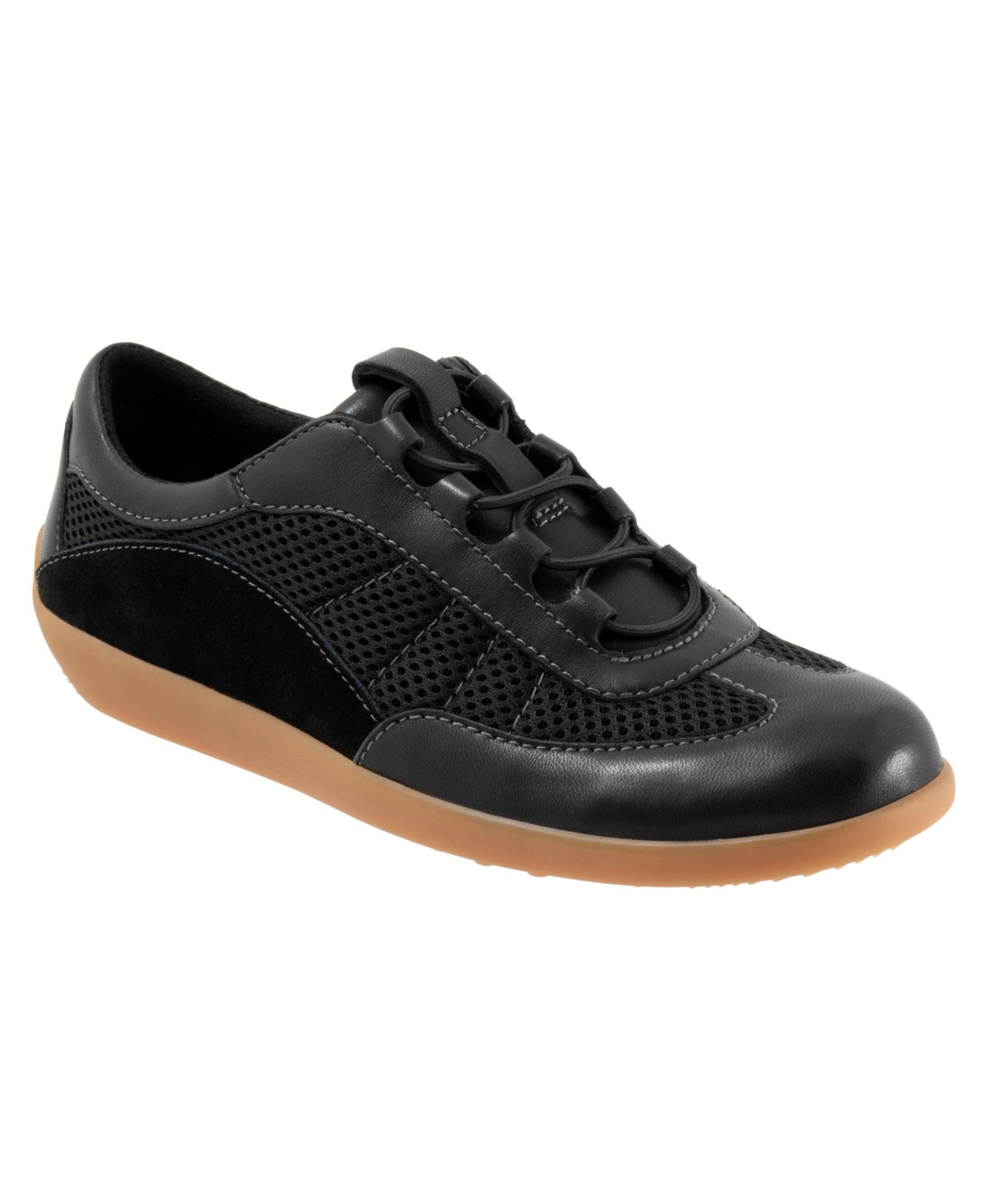 Click here for Softwalk Darby Sneaker - Black prices