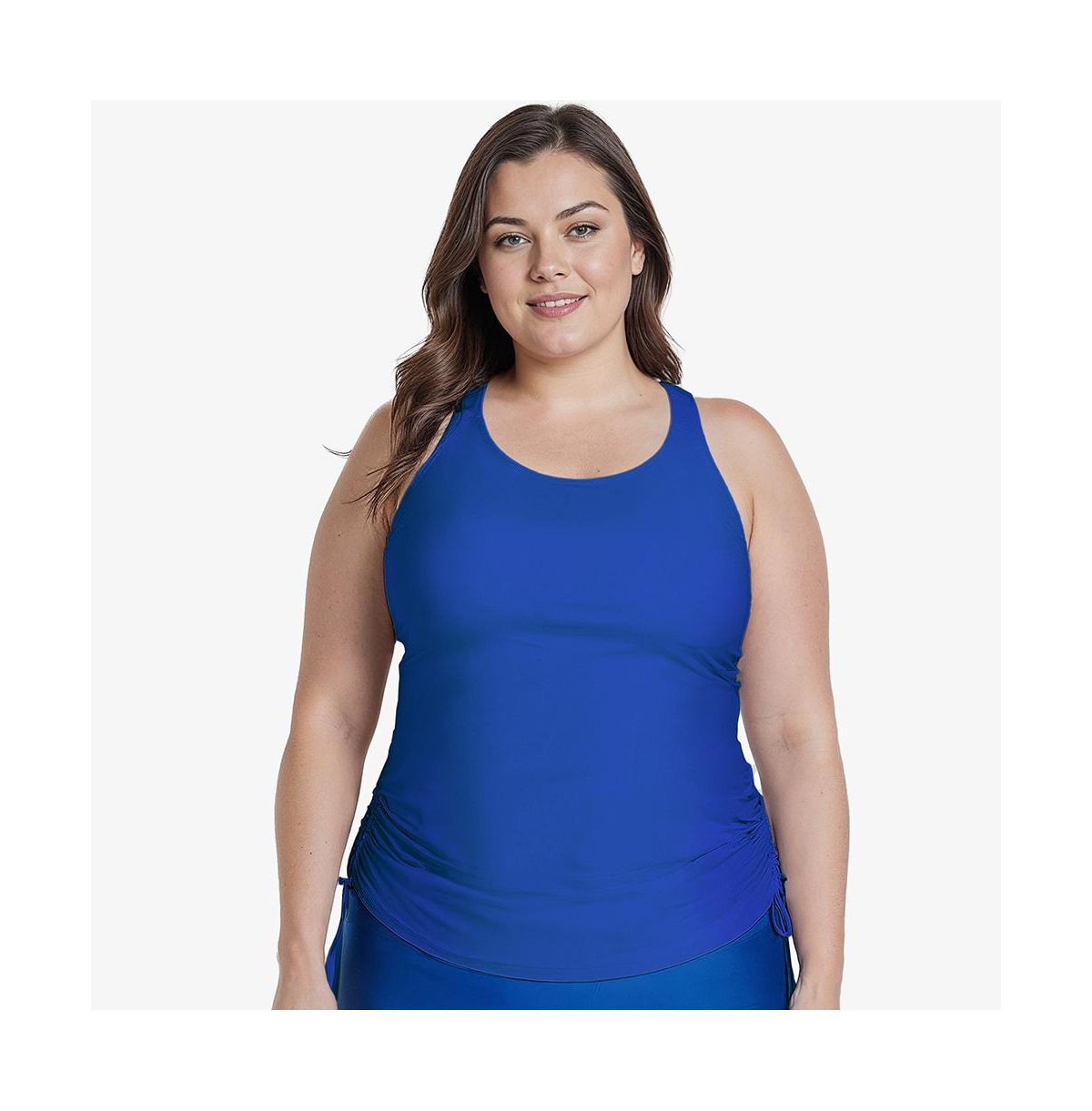 Click here for Calypsa Womens Plus Size Maya Tankini Swim Top Wit... prices