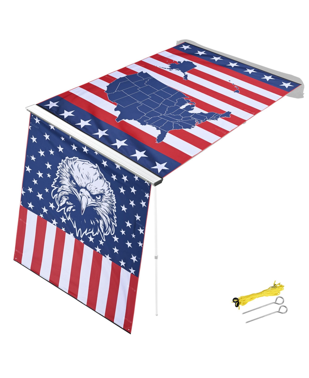 Click here for Yescom 6.5x7.8 Ft Carside Awning Replacement Fabri... prices