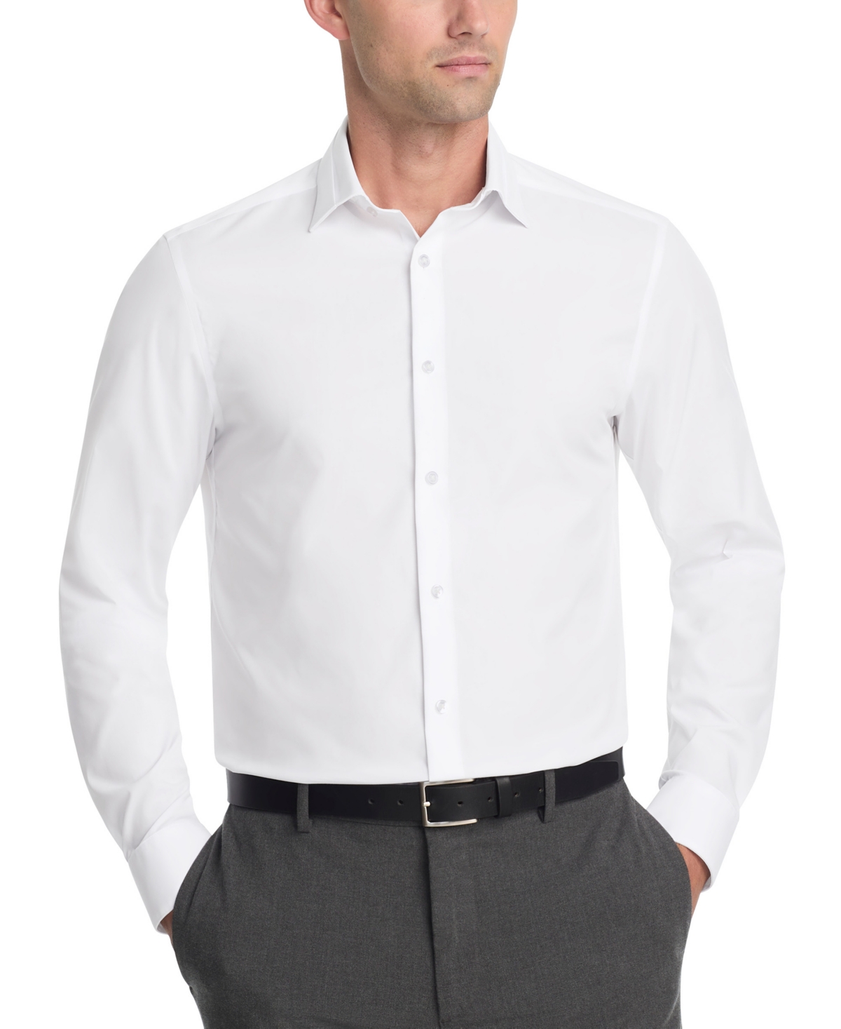 Click here for Calvin Klein Mens Wrinkle-free Slim Fit Dress Shir... prices