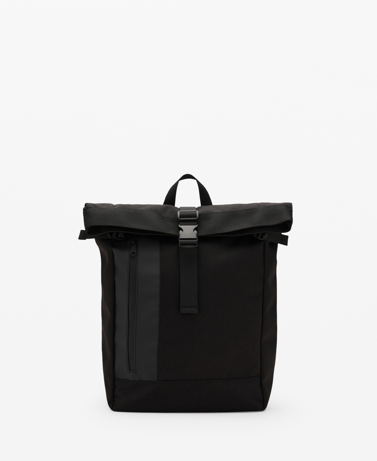 Click here for Mango Mens Flap Backpack - Black prices