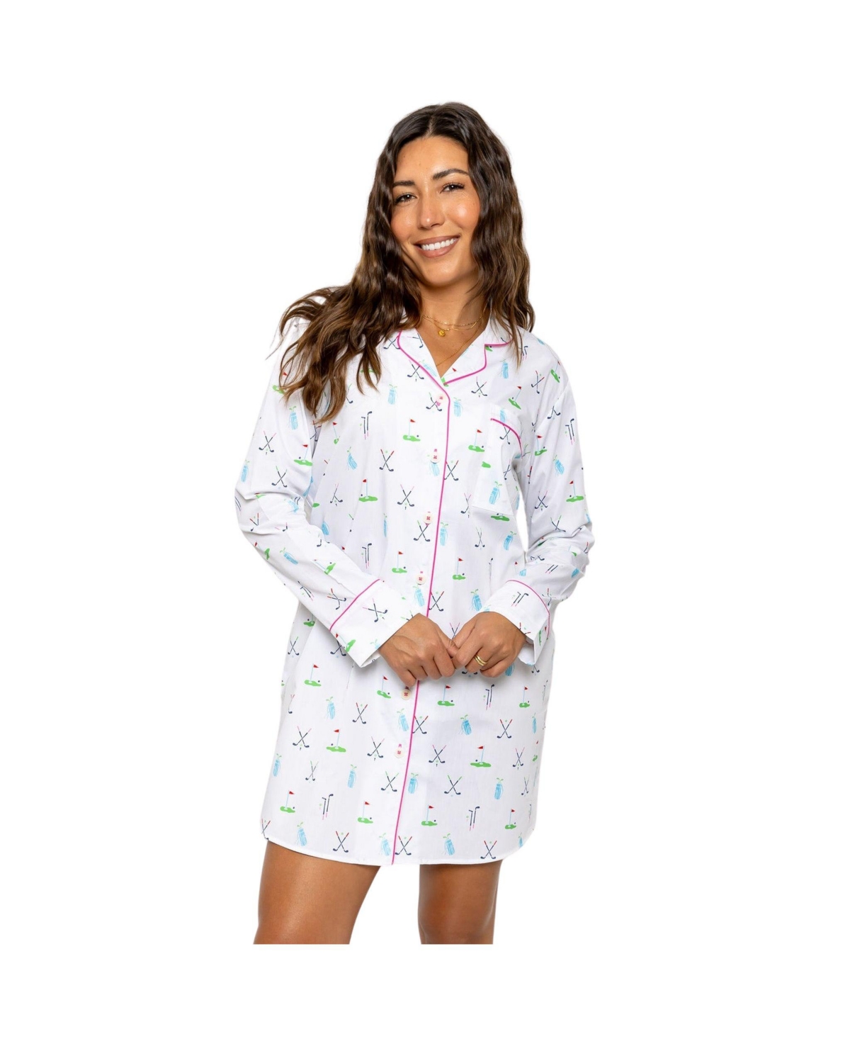 Click here for Sant and Abel Womens Golf Night Shirt - Golf prices