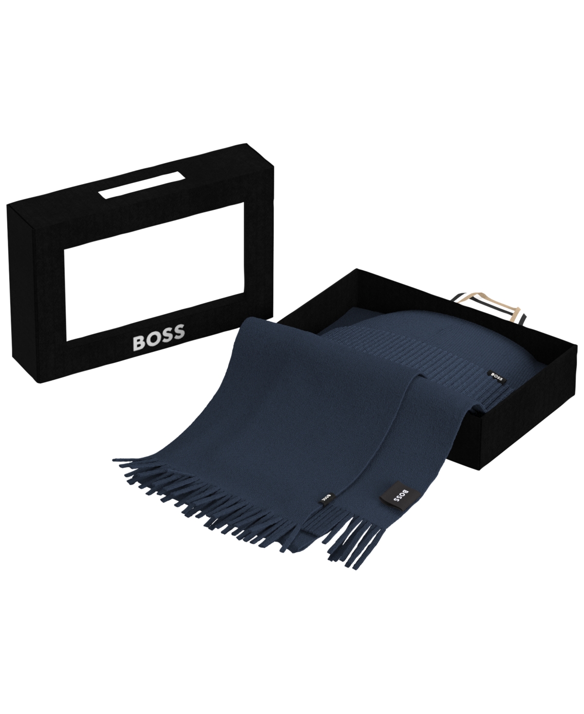 Click here for Hugo Boss Hepico Ribbed Cap and Scarf  2-Piece Set... prices