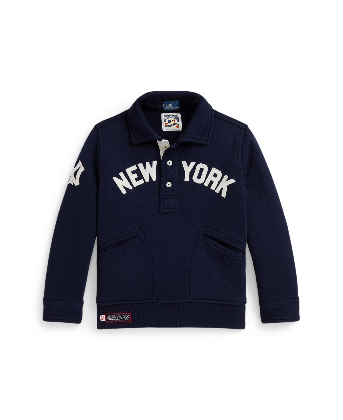Click here for Polo Ralph Lauren Big Boys Collared Sweatshirt - C... prices