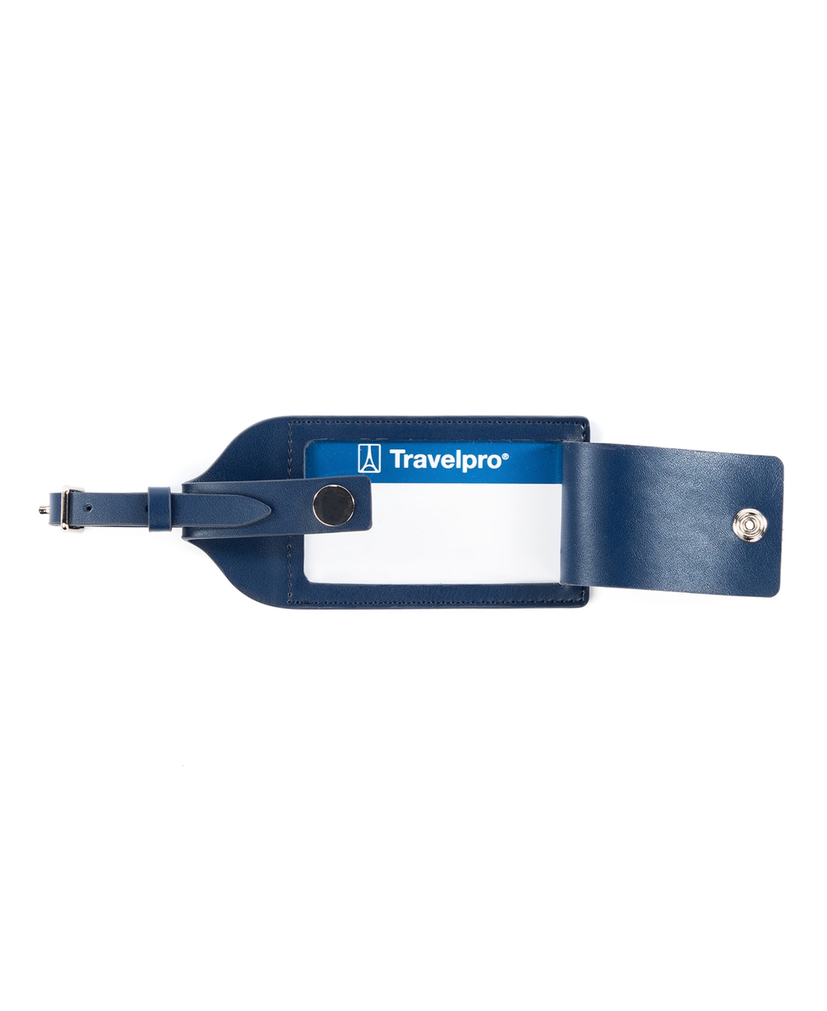 Click here for TravelproÂ EssentialsÂ Leather Luggage Tag - Navy prices