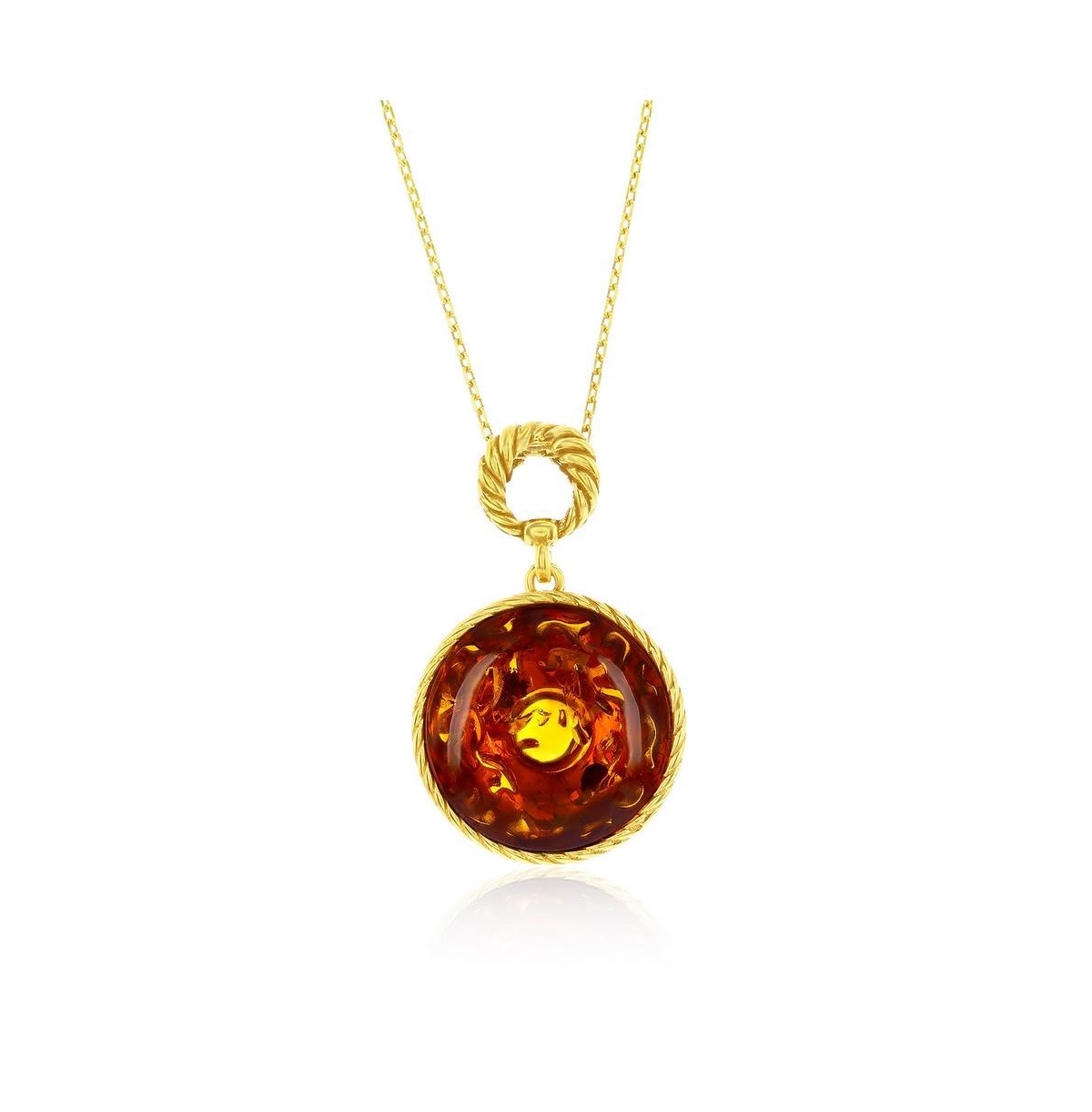 Click here for Caribbean Treasures Sterling Silver  Round Amber... prices