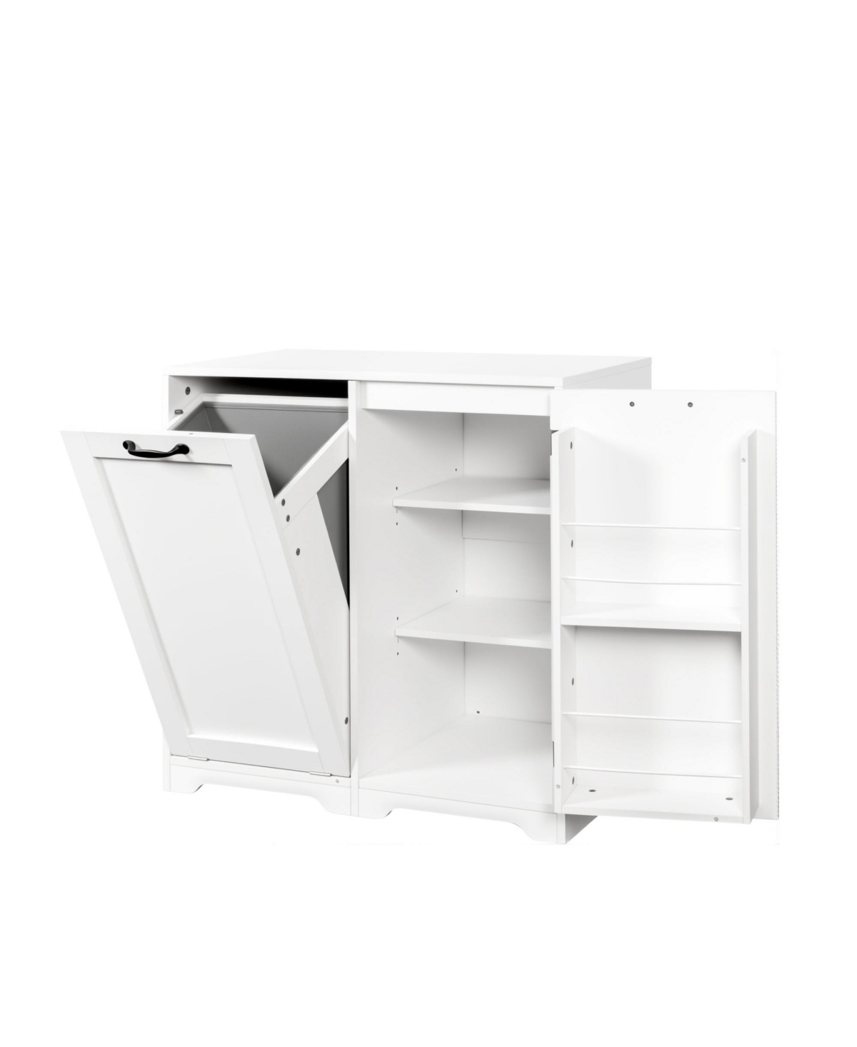 Click here for Casainc Laundry Cabinet with Doors  Tilt-Out Hampe... prices