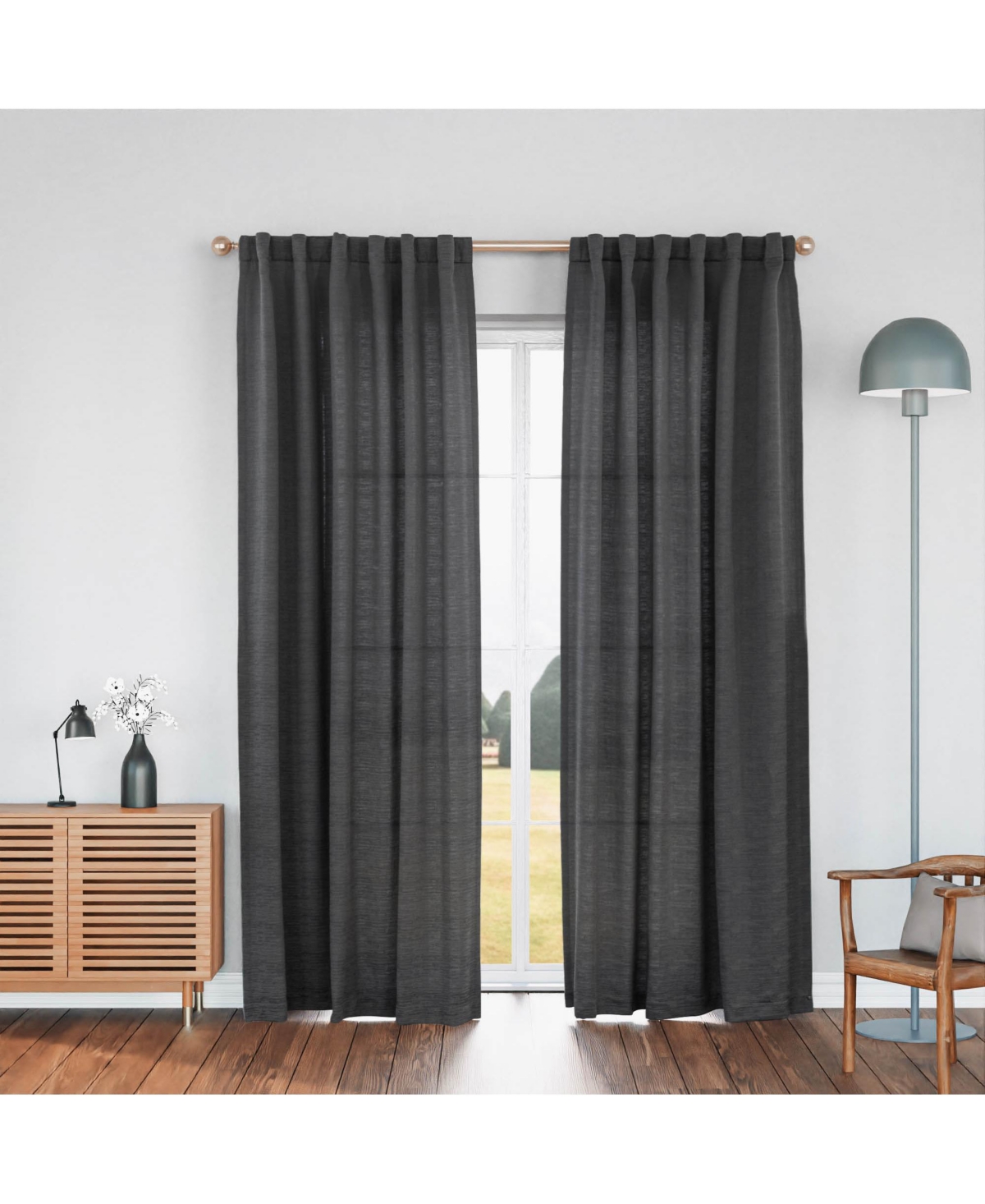 Click here for Awesome Home Cotton Blend Light Filtering Back Tab... prices