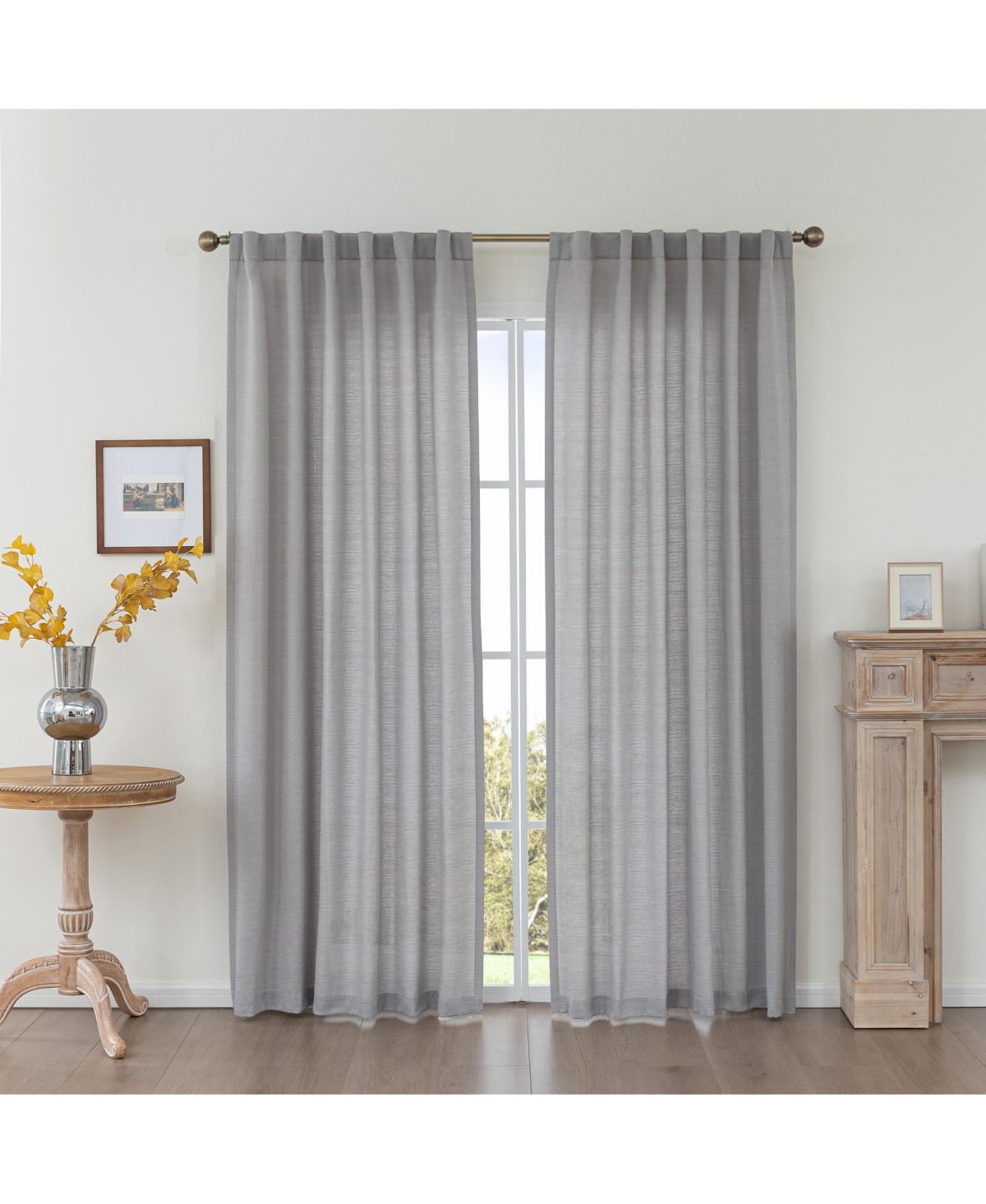 Click here for Awesome Home Cotton Blend Light Filtering Back Tab... prices