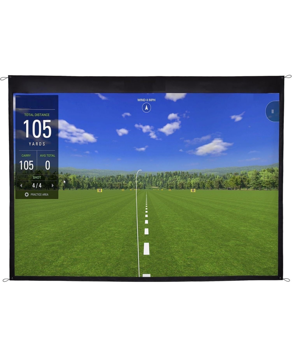 Click here for Bearwill Golf Net Simulator Impact Screen - 86x89... prices