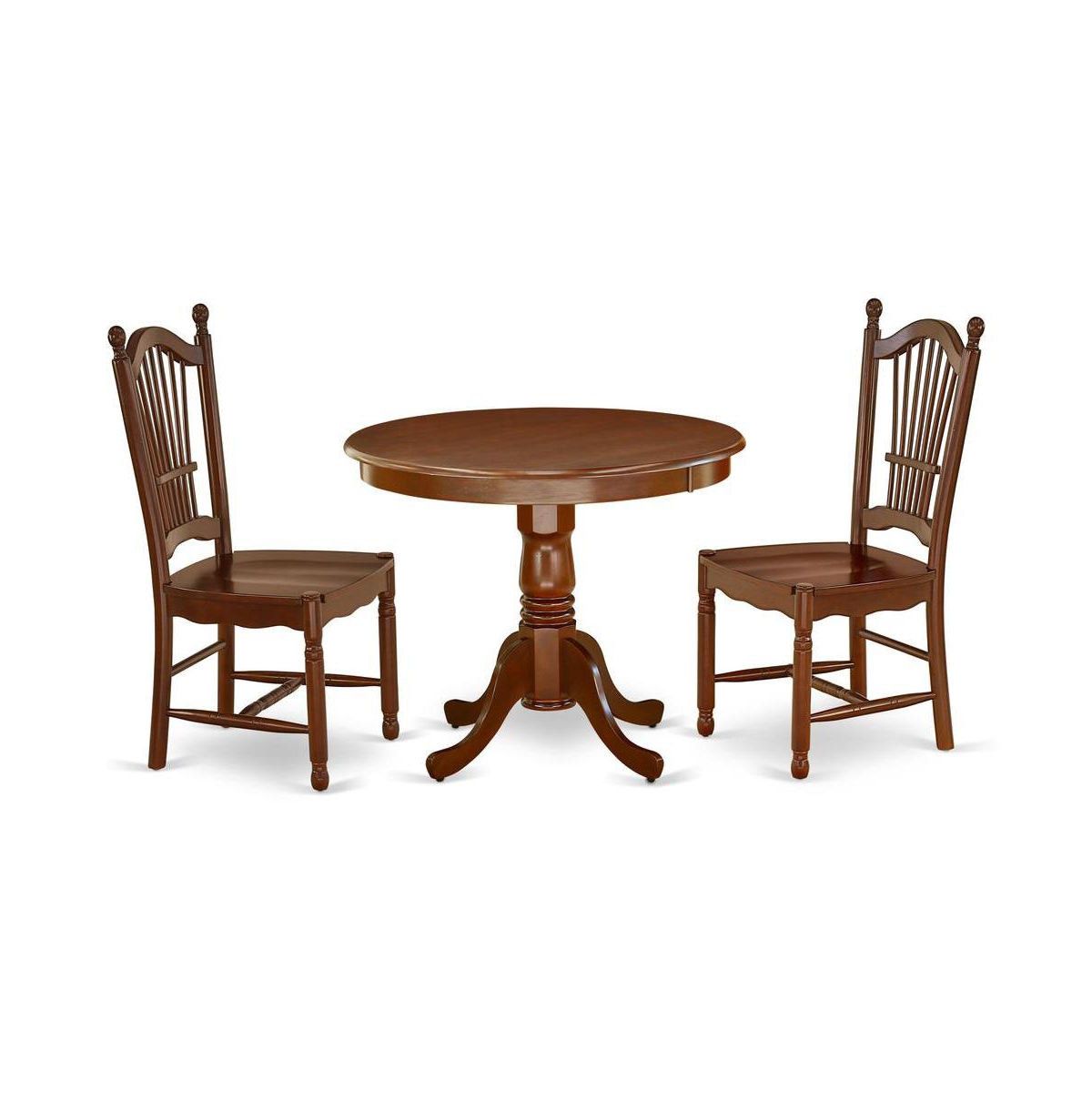 Click here for East West Furniture Dining Room Set Mahogany - Mah... prices