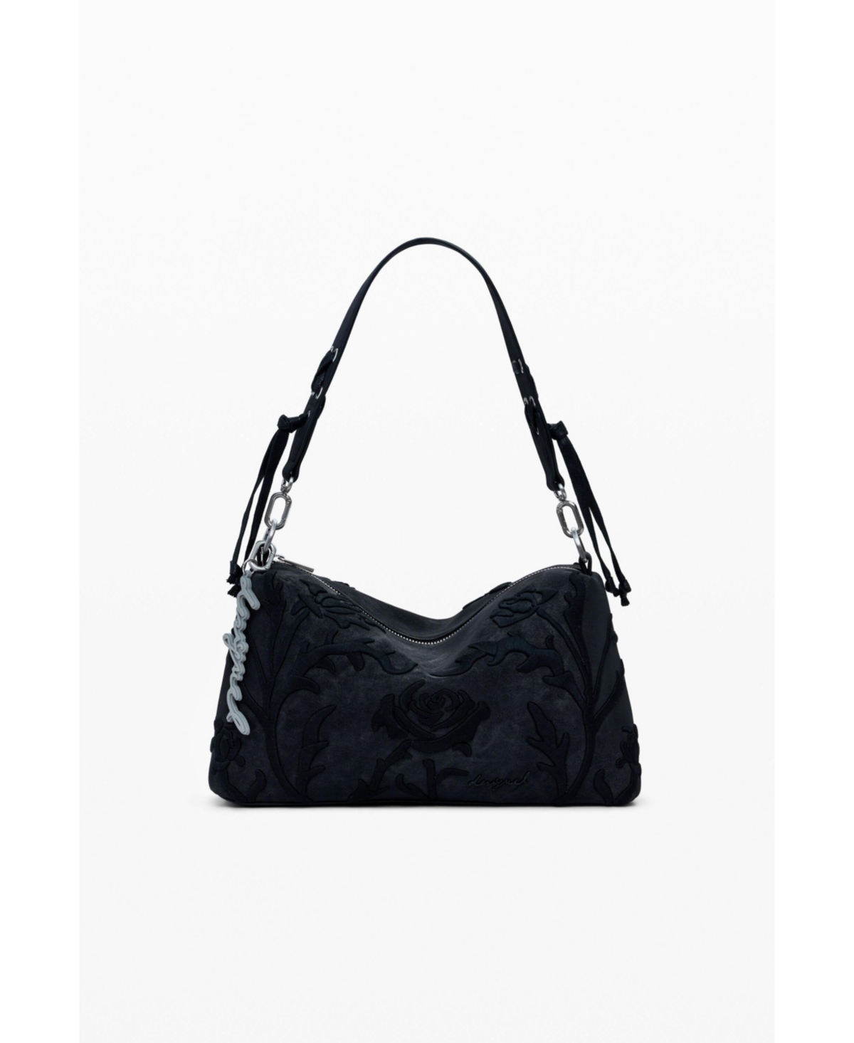 Click here for Desigual Womens Medium 3D embossed bag - Black prices