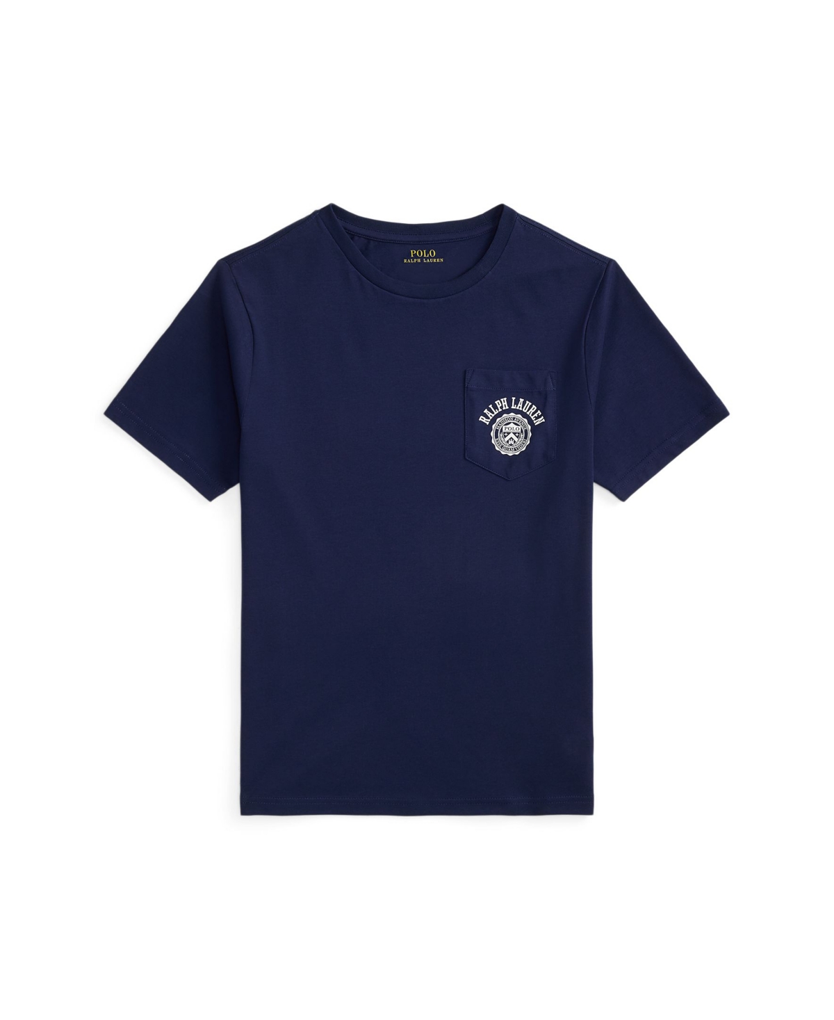 Click here for Polo Ralph Lauren Big Boys Logo Cotton Jersey Pock... prices