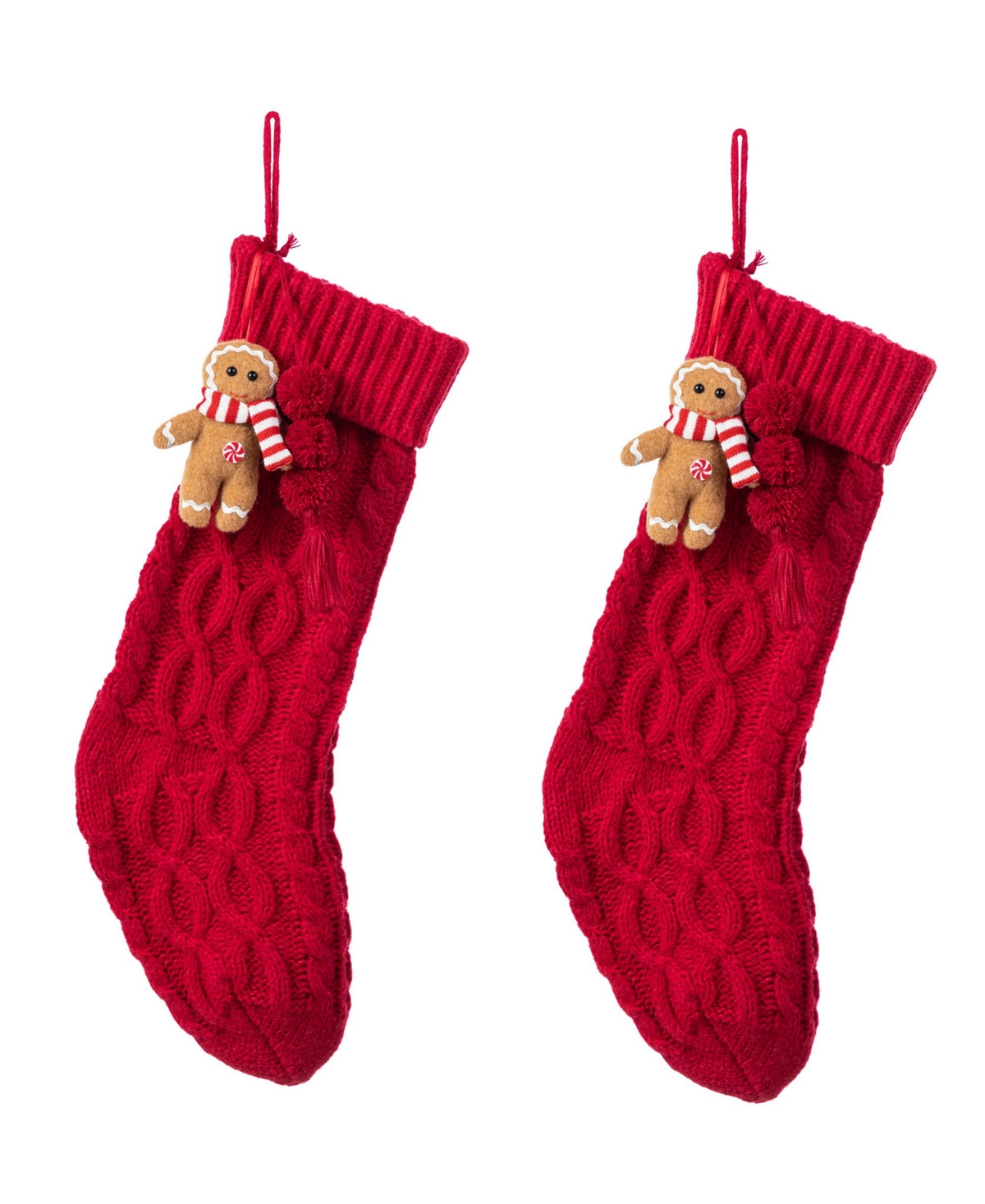 Click here for Glitzhome Knitted Christmas Stockings with Complim... prices