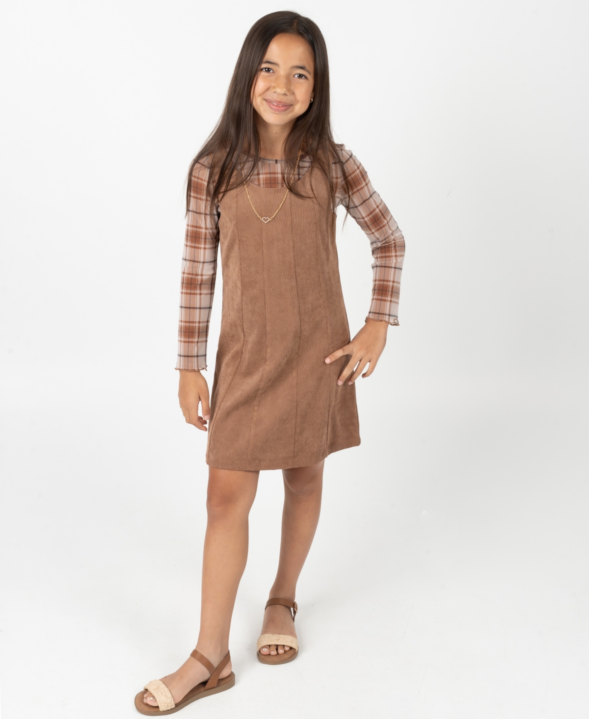 Click here for Rare Editions Big Girl 2-Piece Corduroy Dress over... prices