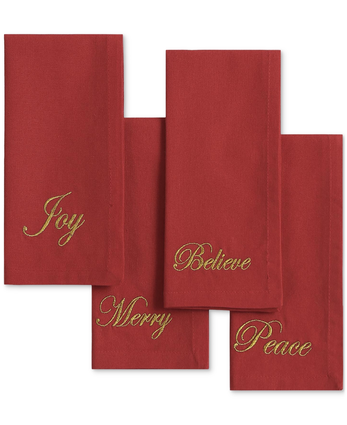 Click here for Elrene Holiday Sentiments 4-Pc. Napkin Set  17 x 1... prices
