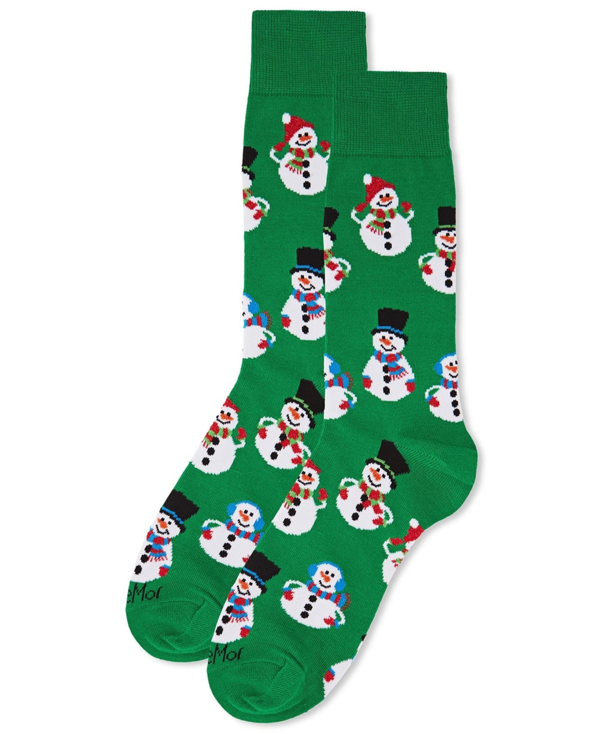 Click here for MeMoi Mens Snowmen Holiday Crew Socks - Green prices