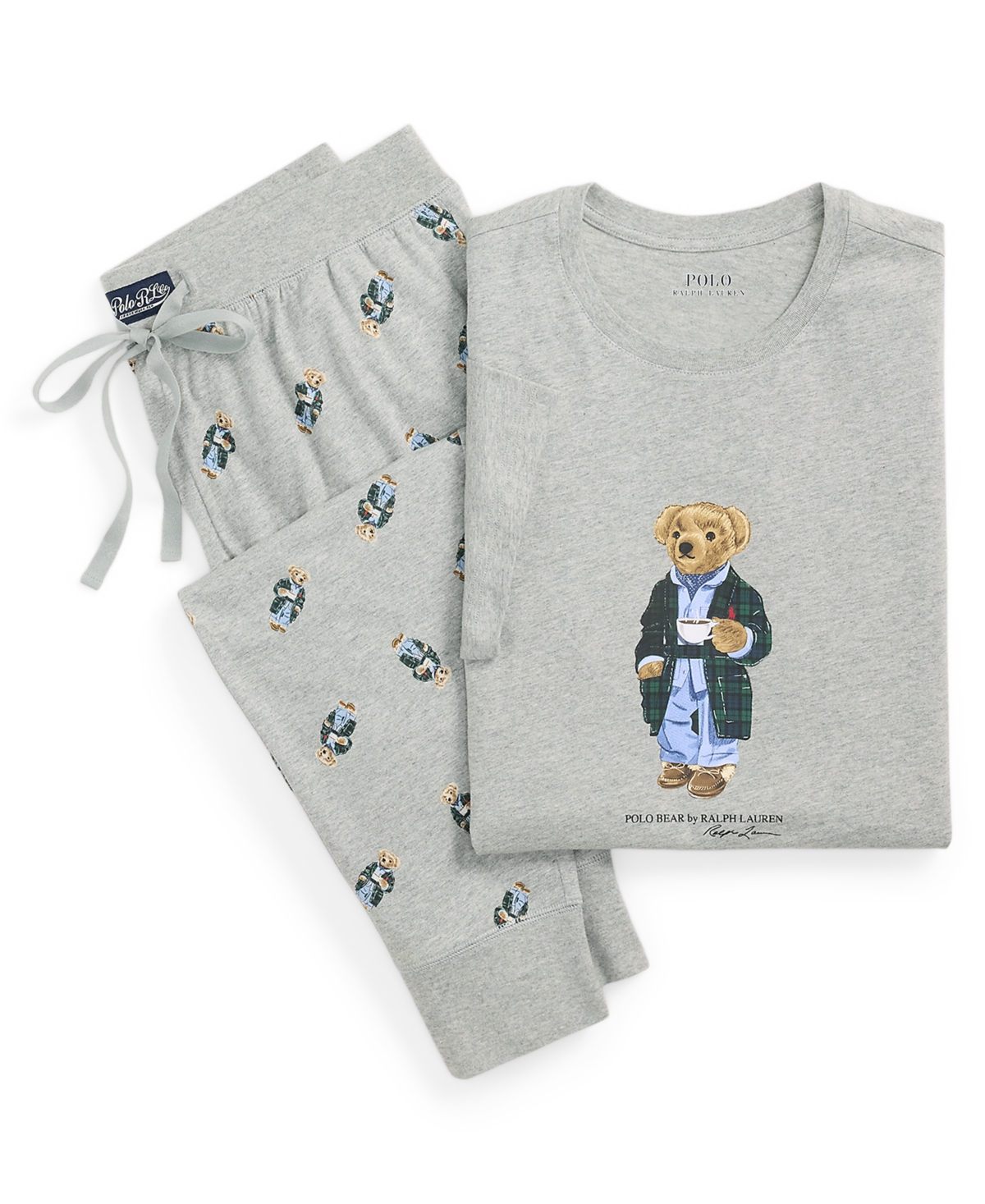 Click here for Polo Ralph Lauren Mens Polo Bear Jogger Pajama Set... prices
