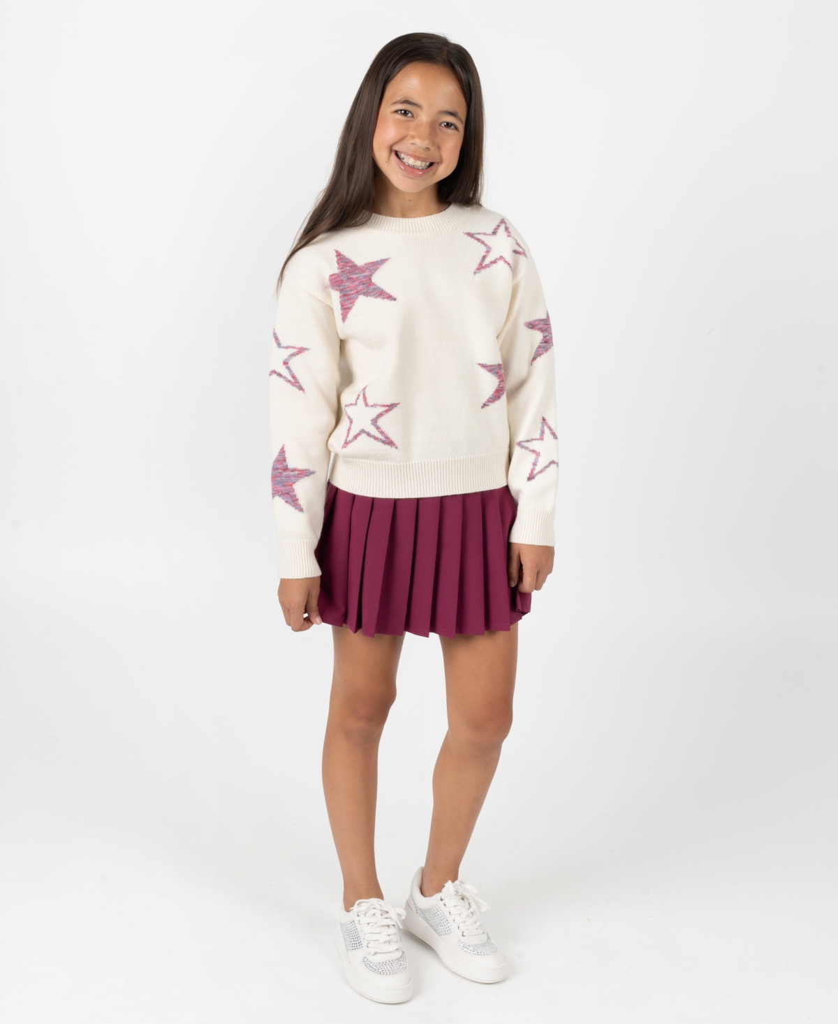 Click here for Rare Editions Big Girls 2-Piece Star Sweater and P... prices