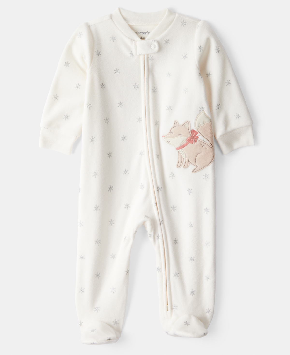 Click here for Carters Baby Girls Fox Zip-Up Sleep and Play Cover... prices