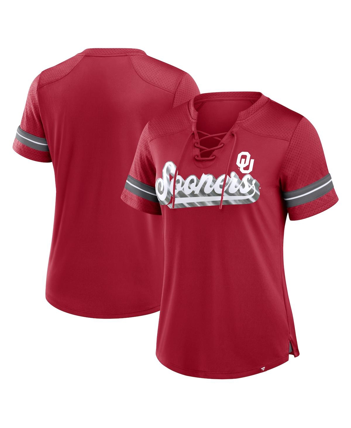 Click here for Fanatics Womens Crimson Oklahoma Sooners Fundament... prices
