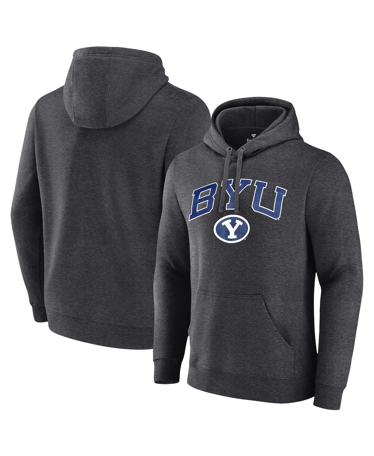 Click here for Fanatics Unlabeled Mens Heather Charcoal Byu Couga... prices