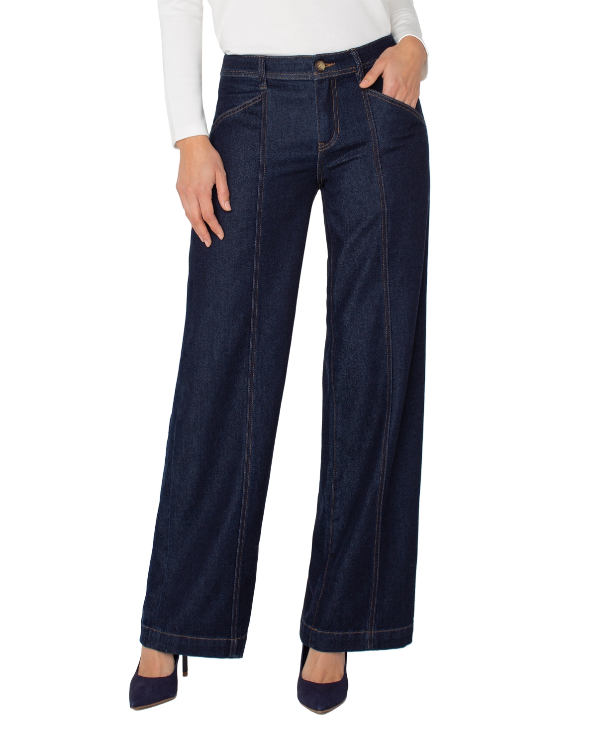 Click here for Liverpool Los Angeles Womens Wide Leg Denim Jeans... prices