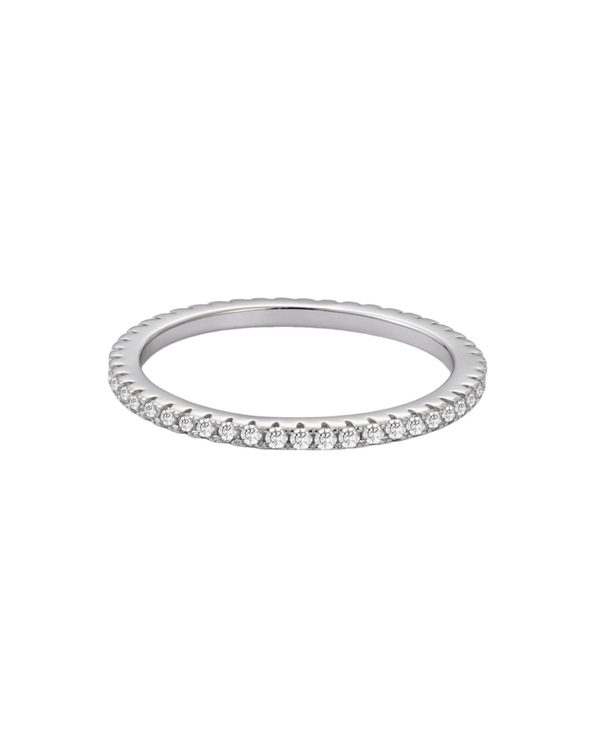Click here for Adornia Fine .925 Sterling Silver Cz Eternity Band... prices